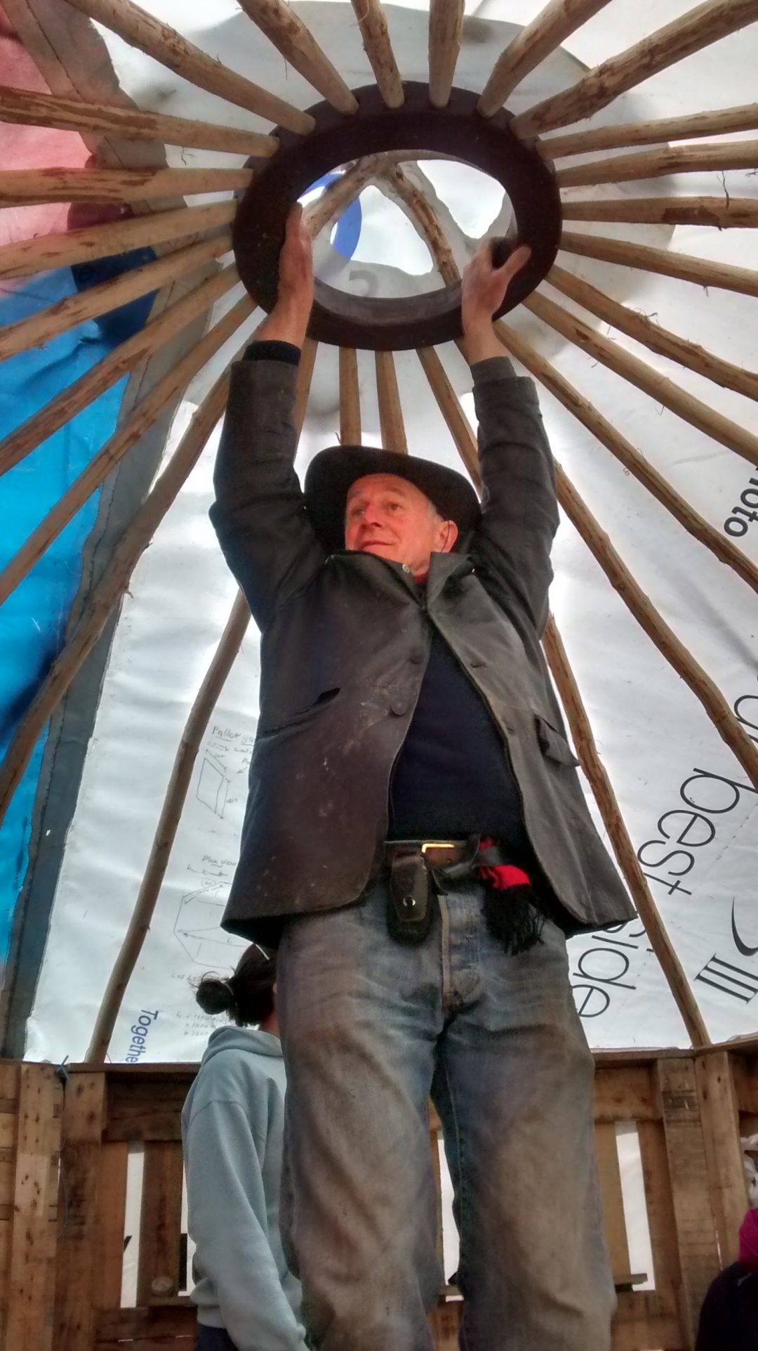 Building a pallet yurt - Lackan Cottage Farm - Permaculture off grid ...